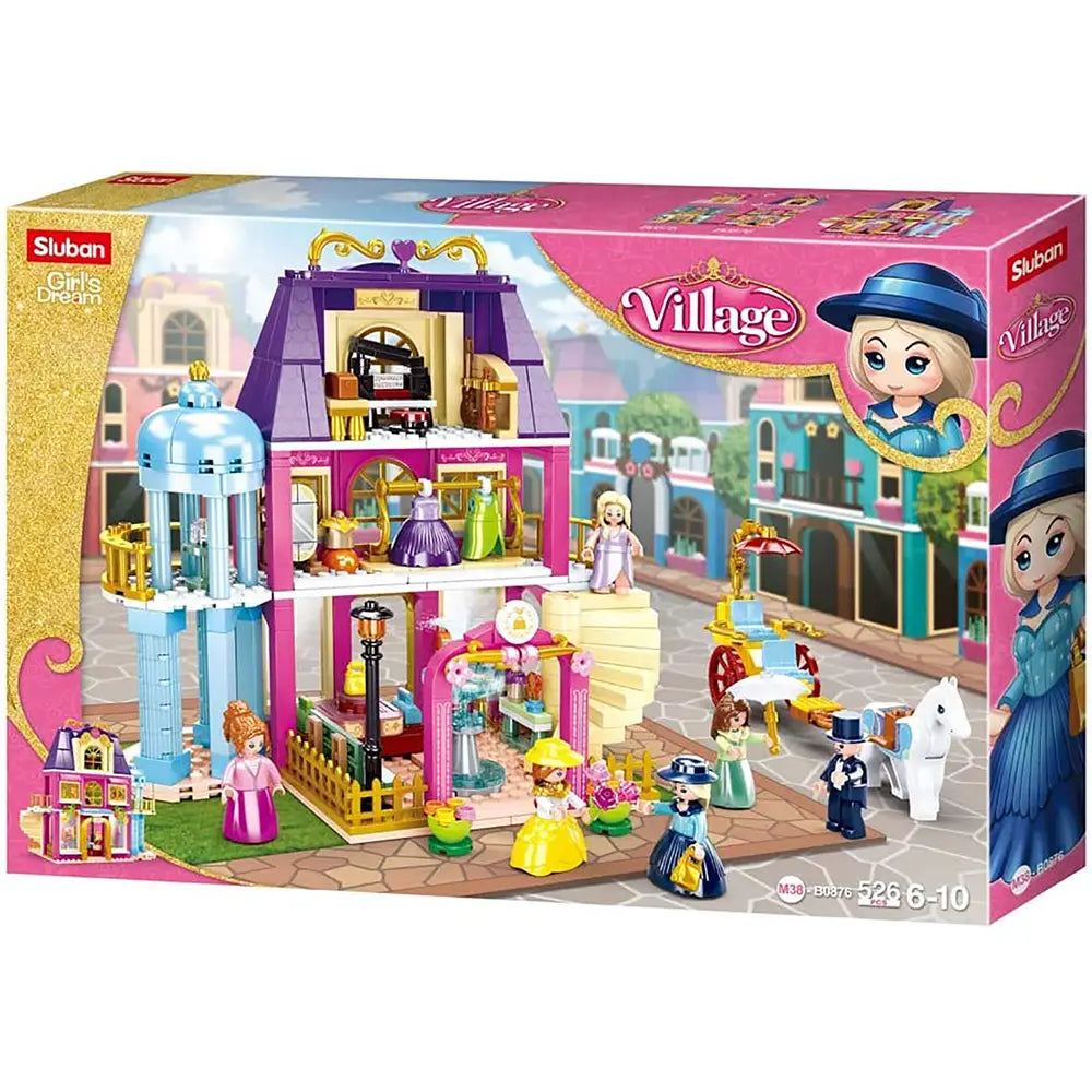 Girl's Village Department Store Building Brick Kit (526 Pcs) – Flowers ...