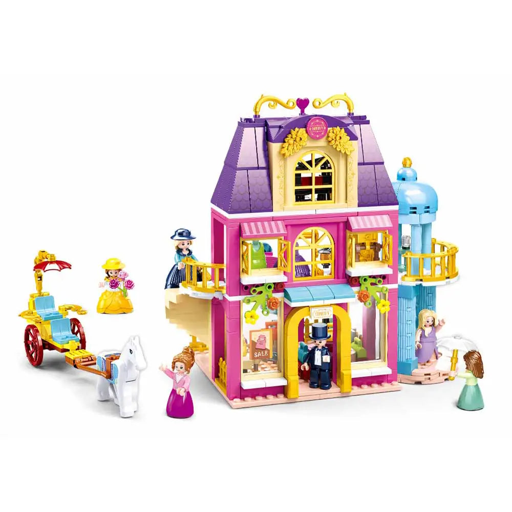 Girl's Village Department Store Building Brick Kit (526 Pcs) – Flowers ...